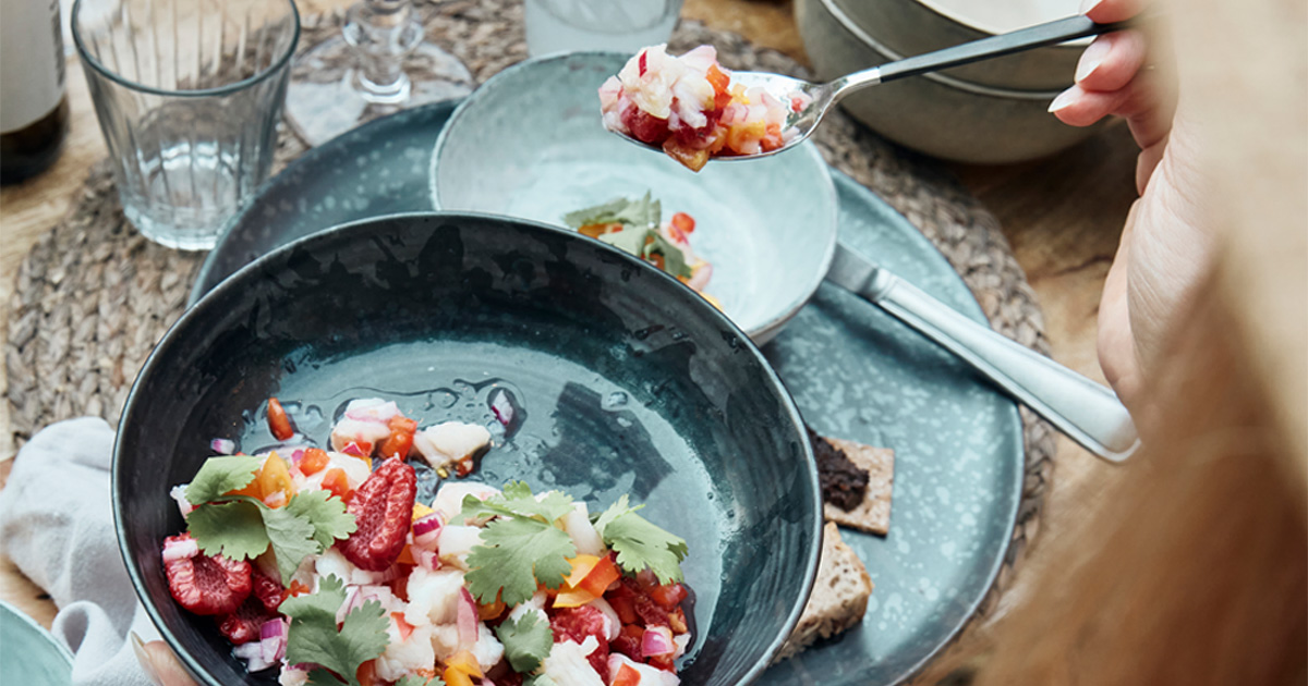 Ceviche with cod - Nicolas Vahé